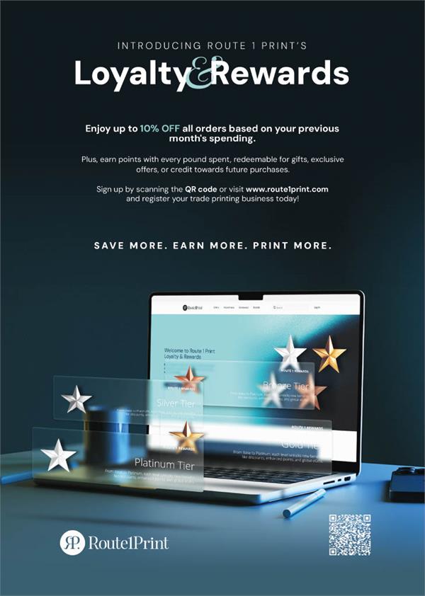 Route 1 Print Launches New Loyalty and Rewards Programme